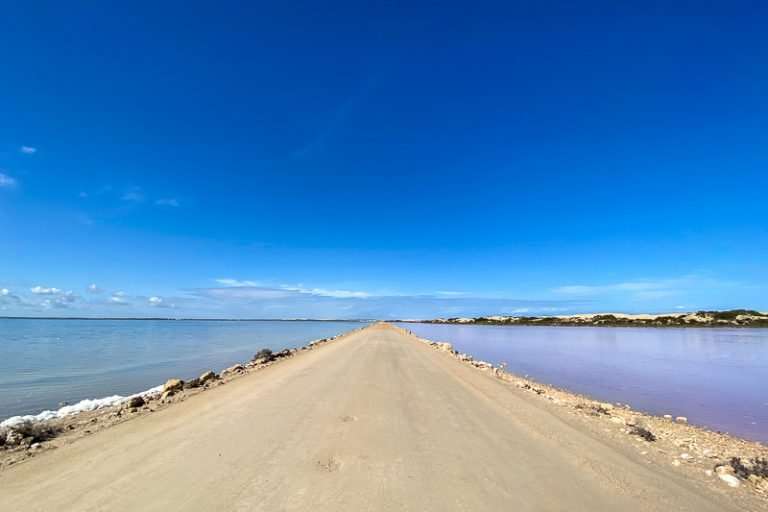 Pink Lakes in South Australia