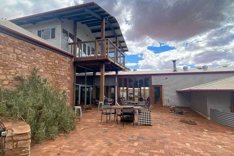 Eating Flinders Feral Food at the Prairie Hotel, Parachilna